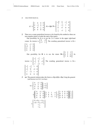 Solution Manual for Linear Models – Shayle Searle, Marvin Gruber | PDF