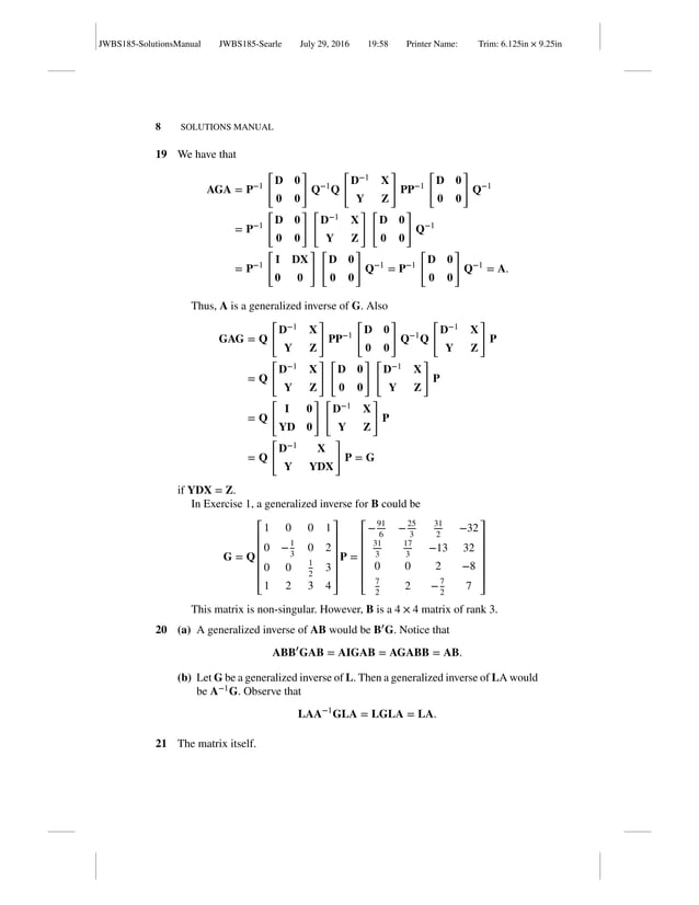 Solution Manual for Linear Models – Shayle Searle, Marvin Gruber | PDF ...