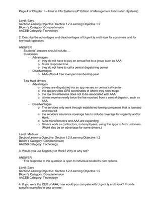 Solution Manual for Management Information Systems – Kelly Rainer, Brad ...