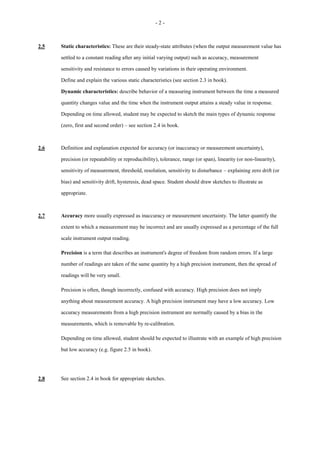 Solutions for Measurement and Instrumentation, 3rd Edition by Morris & Langari | PDF