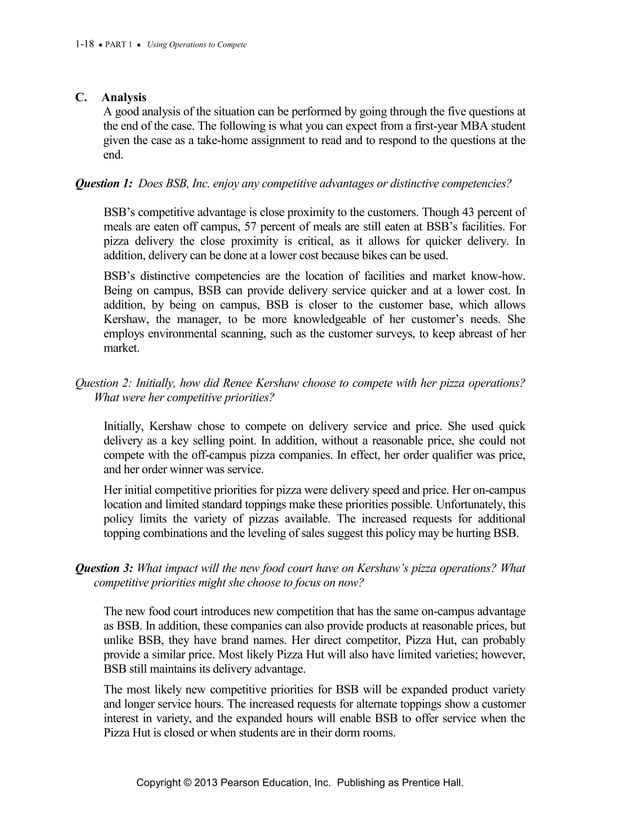 Solution manual for operations management processes and supply chains ...