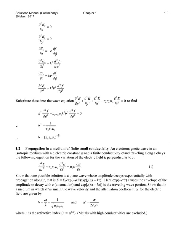 Solutions for Problems in Optoelectronics & Photonics, 2nd Edition by Safa Kasap | PDF