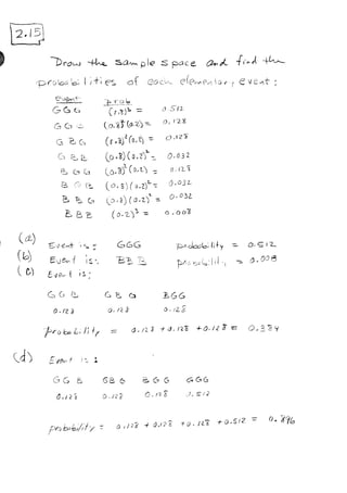 Solutions for Exercises in Probability and Random Processes, 2nd Edition by Therrien & Tummala | PDF