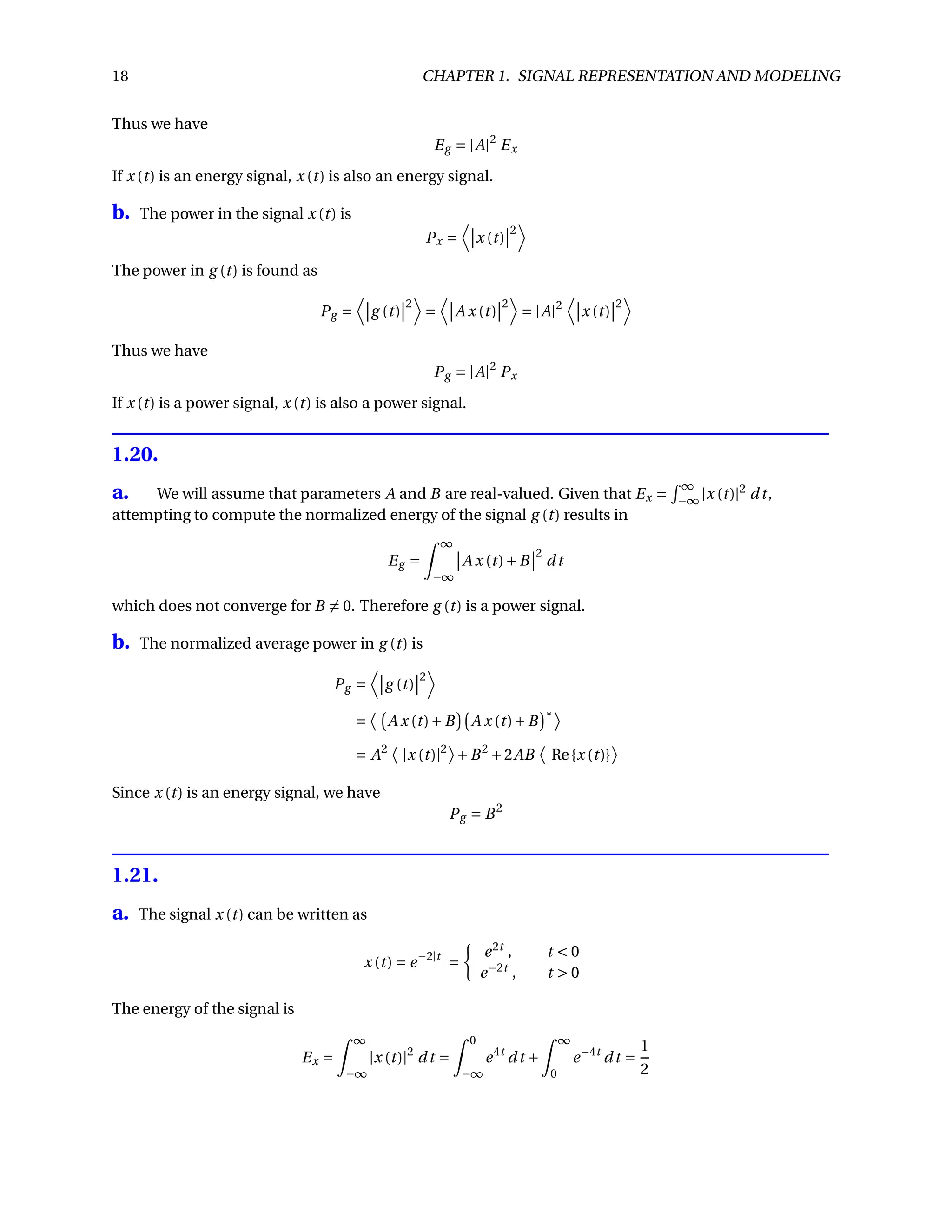 Solutions for Exercises in Signals and Systems by Oktay Alkin | PDF
