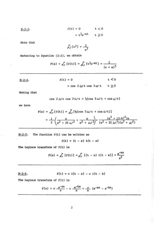 Solutions for Problems in System Dynamics, 4th Edition by Katsuhiko Ogata | PDF