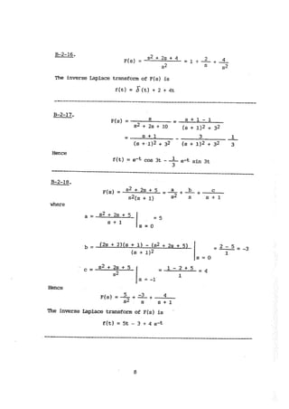 Solutions for Problems in System Dynamics, 4th Edition by Katsuhiko Ogata | PDF