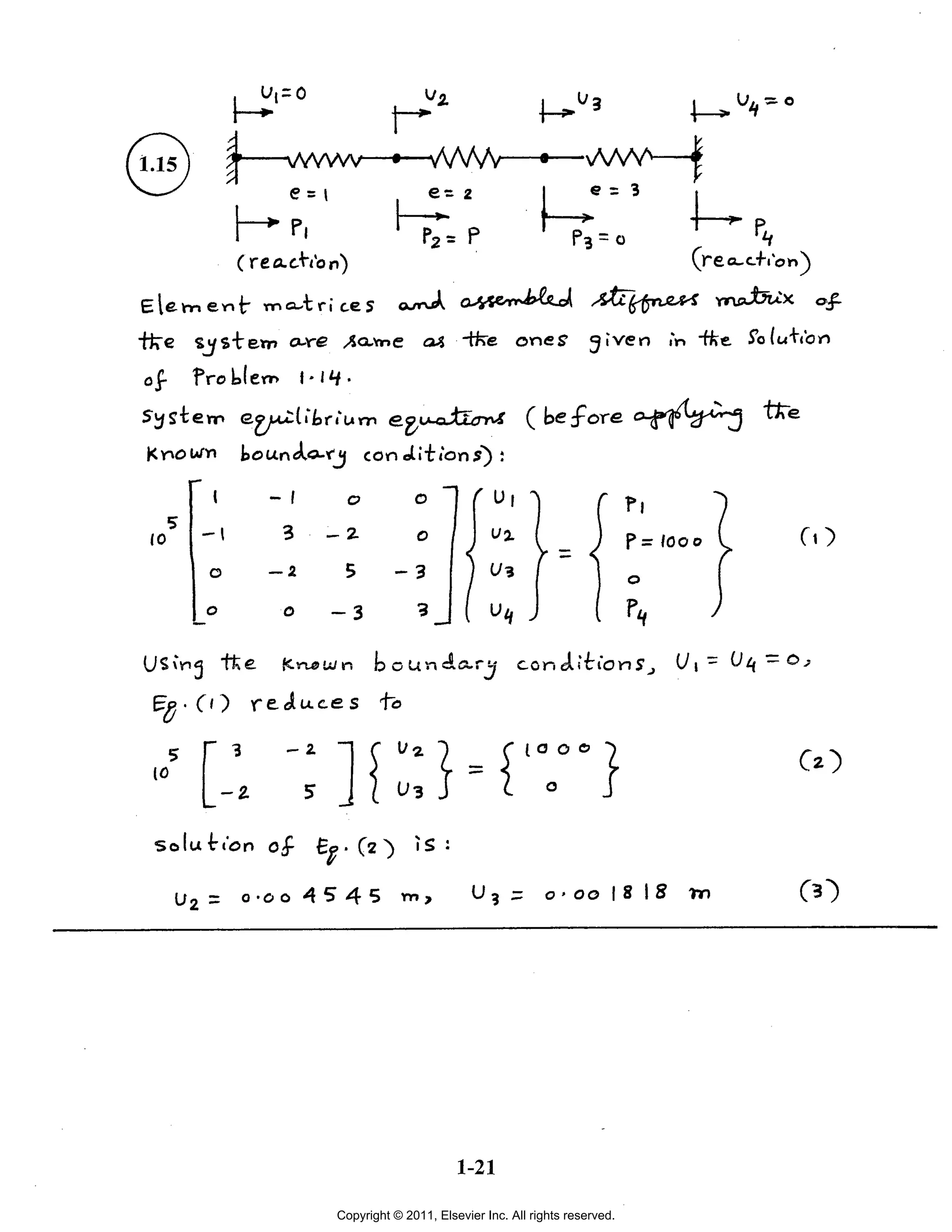 Solution Manual For The Finite Element Method In Engineering Fifth