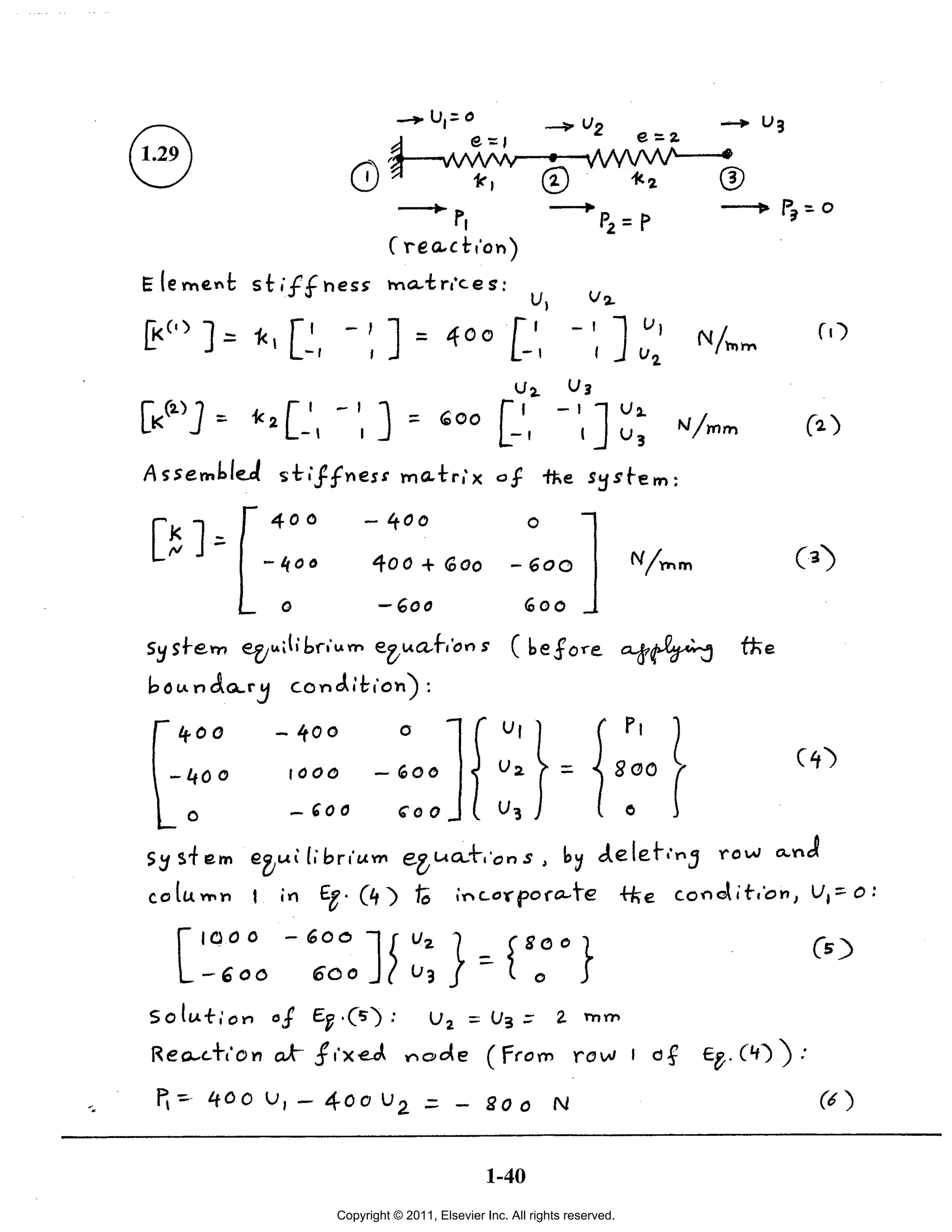 Solution manual for the finite element method in engineering, fifth edition singiresu s. rao | PDF
