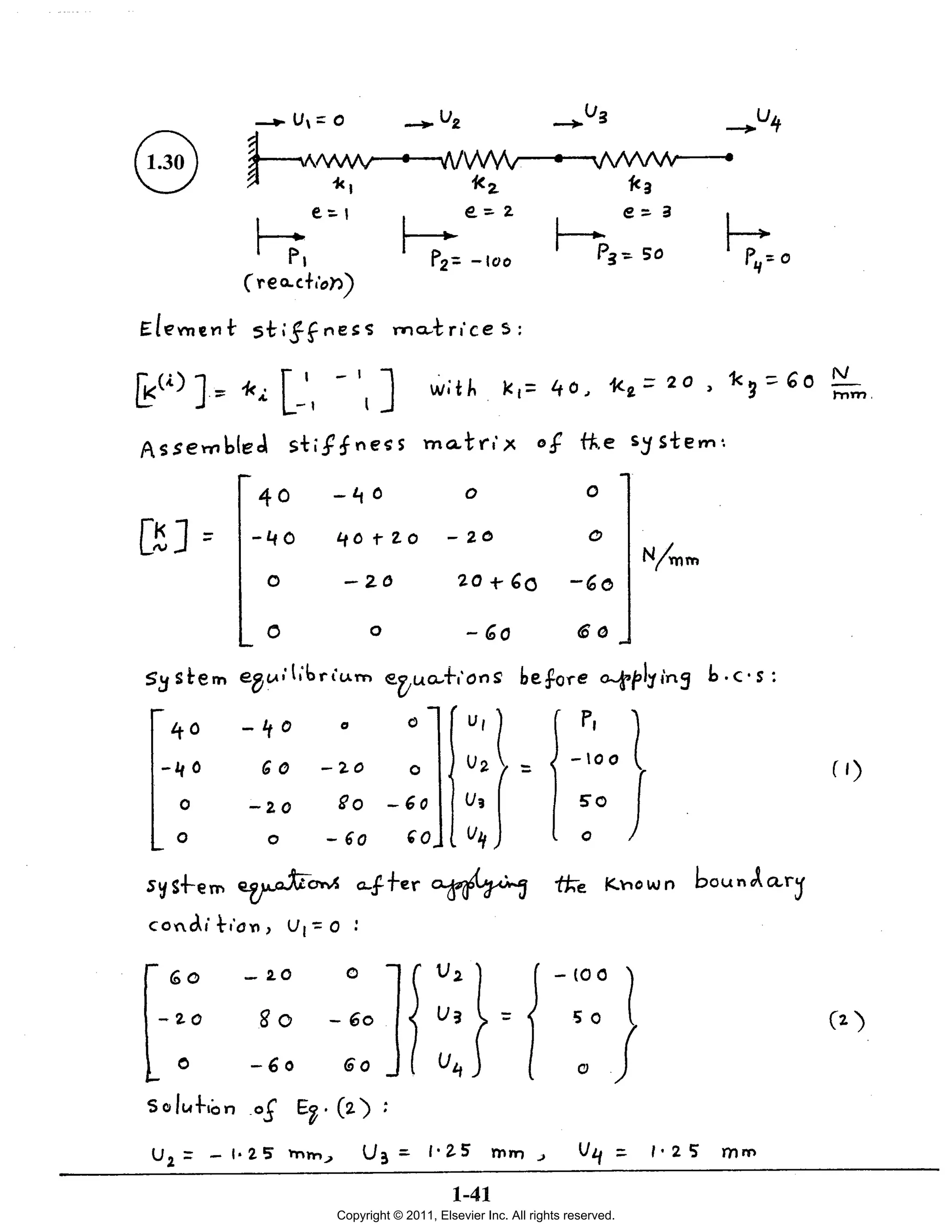 Solution manual for the finite element method in engineering, fifth ...