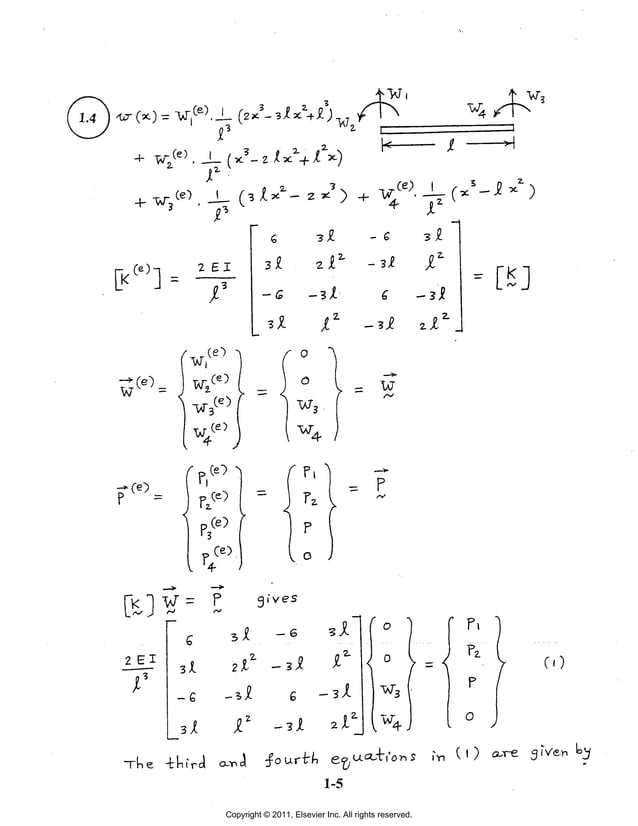 Solution manual for the finite element method in engineering, fifth ...