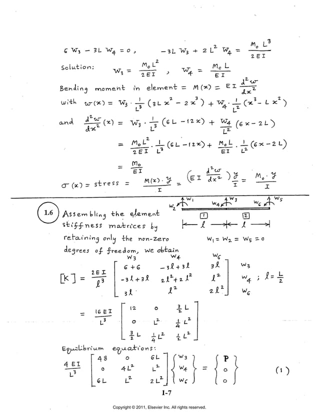 Solution manual for the finite element method in engineering, fifth ...