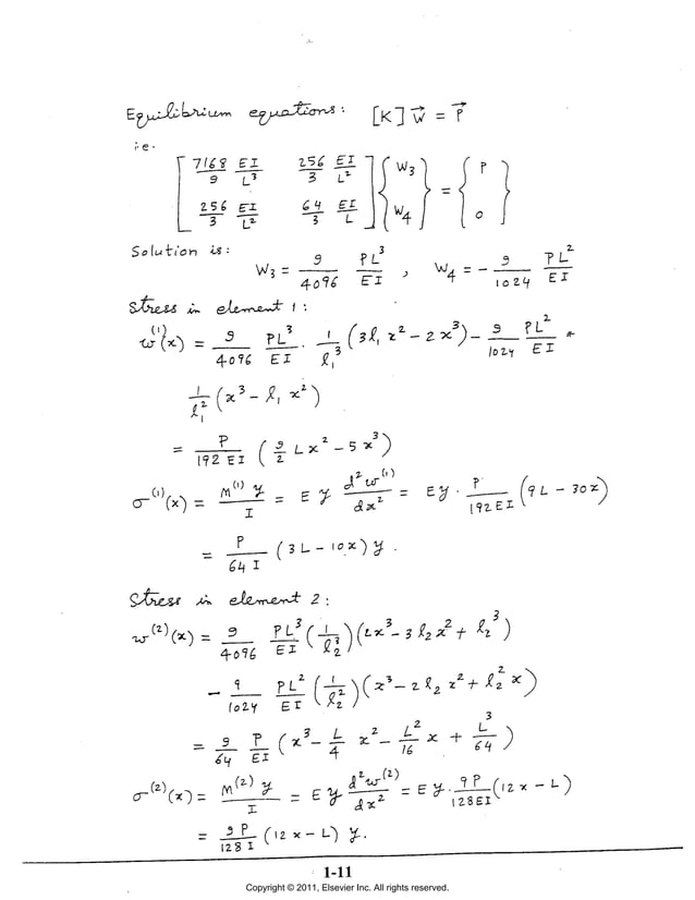 Solution manual for the finite element method in engineering, fifth ...
