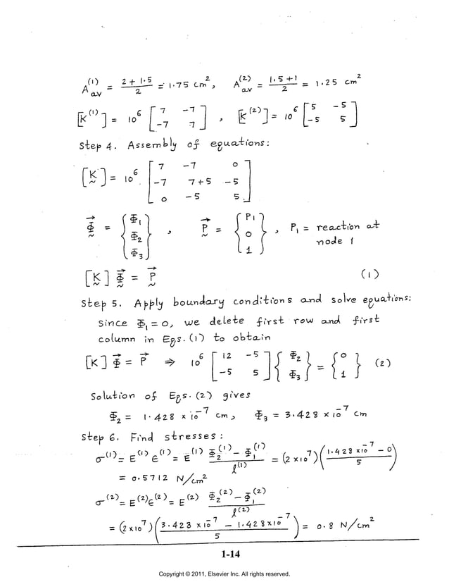 Solution manual for the finite element method in engineering, fifth ...