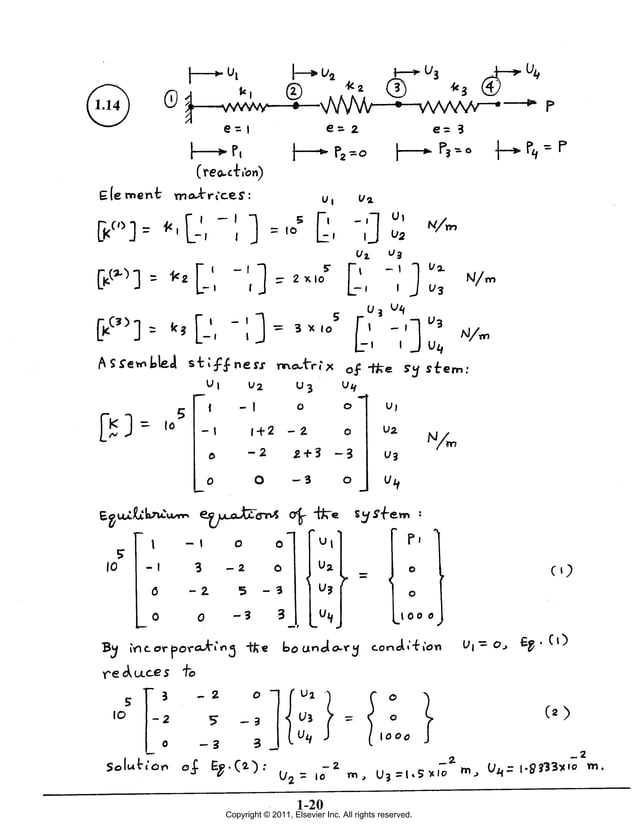 Solution manual for the finite element method in engineering, fifth ...