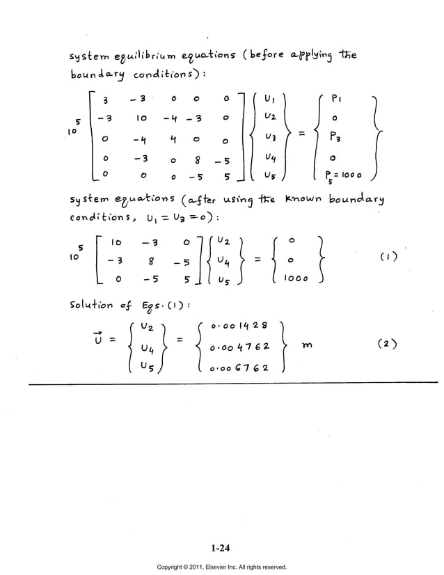 Solution Manual For The Finite Element Method In Engineering Fifth