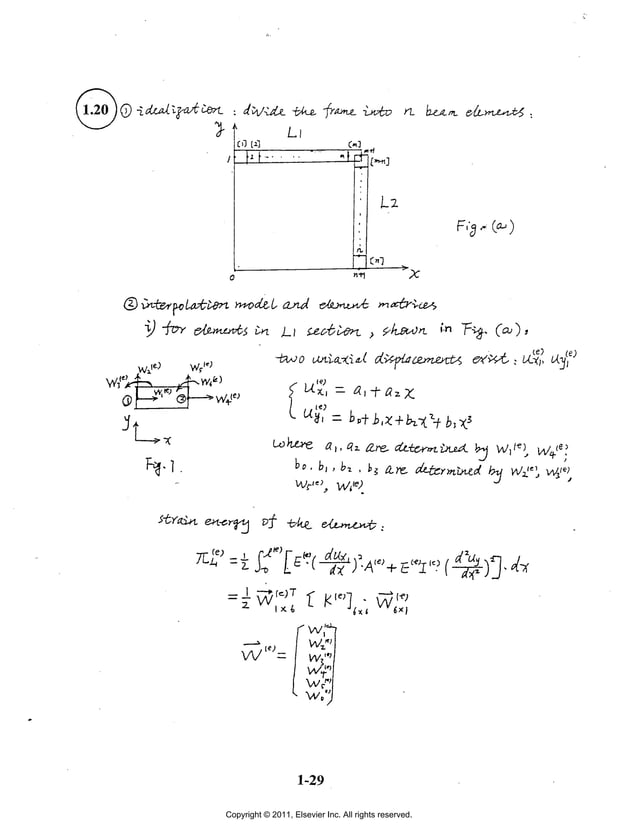 Solution manual for the finite element method in engineering, fifth ...