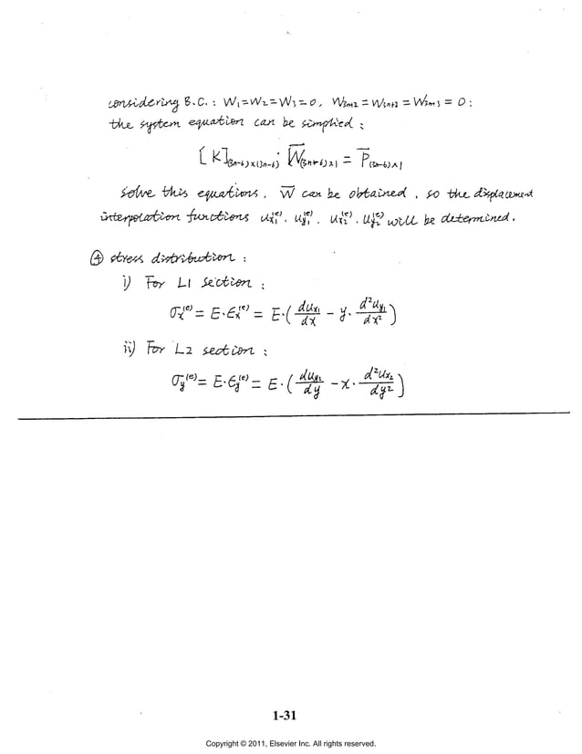 Solution Manual For The Finite Element Method In Engineering Fifth