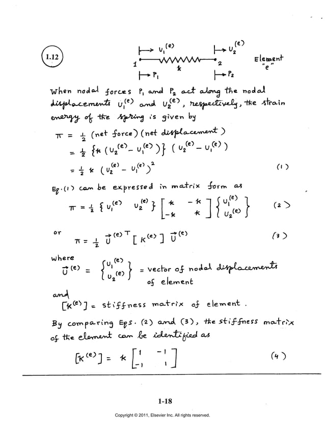 Solution Manual For The Finite Element Method In Engineering Fifth