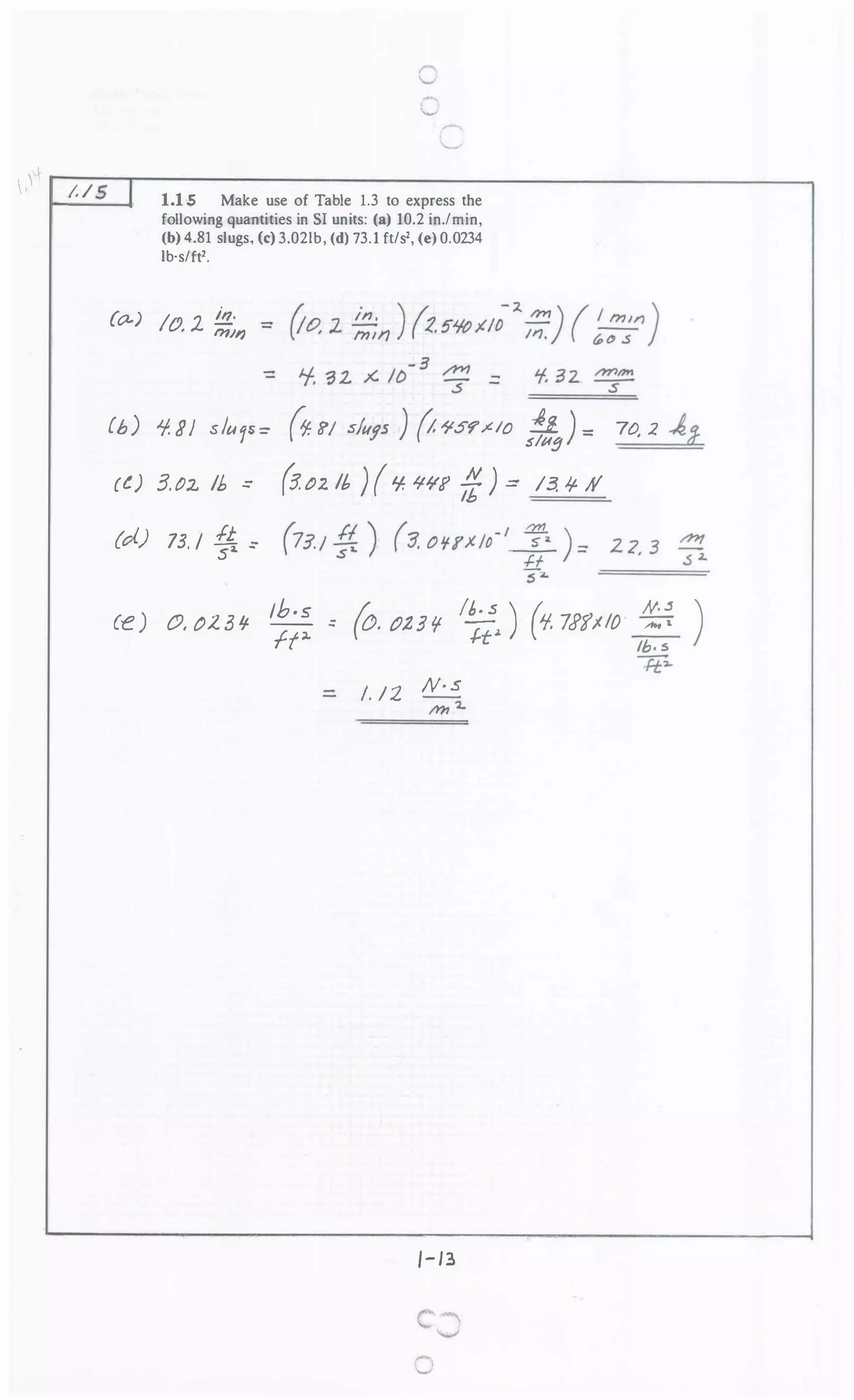 Solution manual fundamentals of fluid mechanics, 6th edition by munson (2009) | PDF