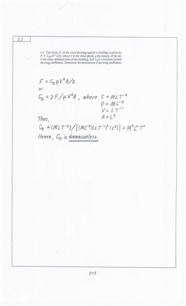 Solution manual fundamentals of fluid mechanics, 6th edition by munson (2009) | PDF