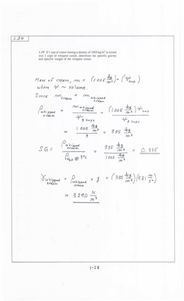 Solution manual fundamentals of fluid mechanics, 6th edition by munson (2009) | PDF