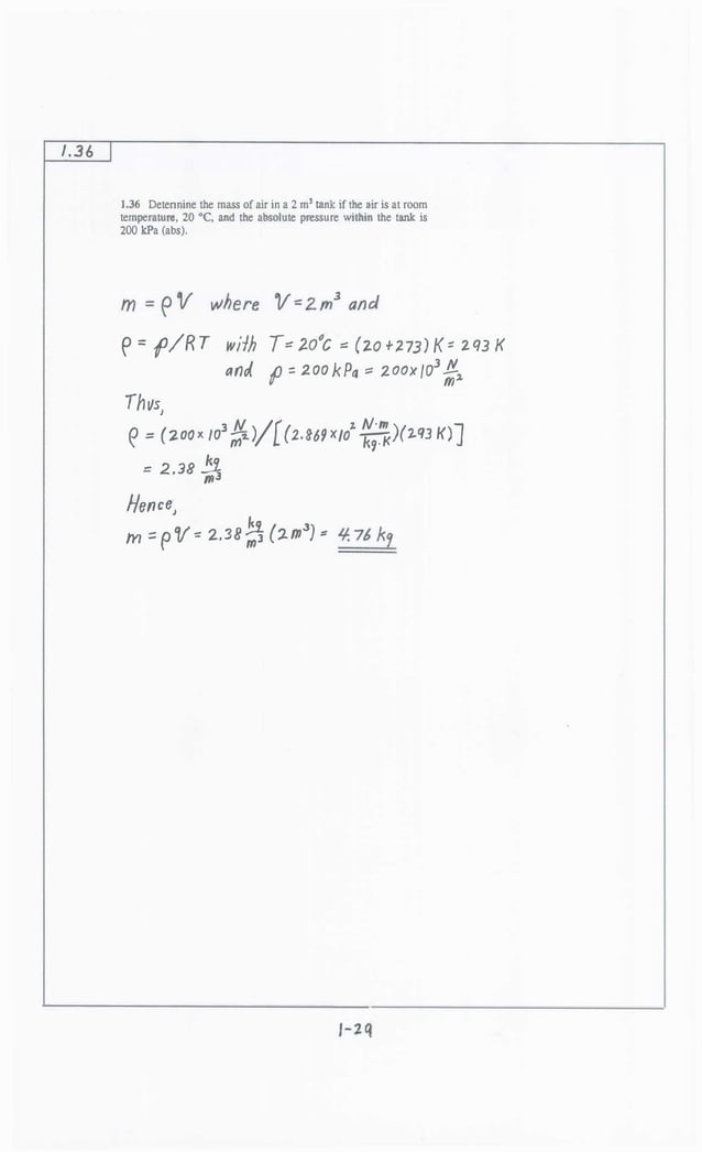 Solution manual fundamentals of fluid mechanics, 6th edition by munson (2009) | PDF