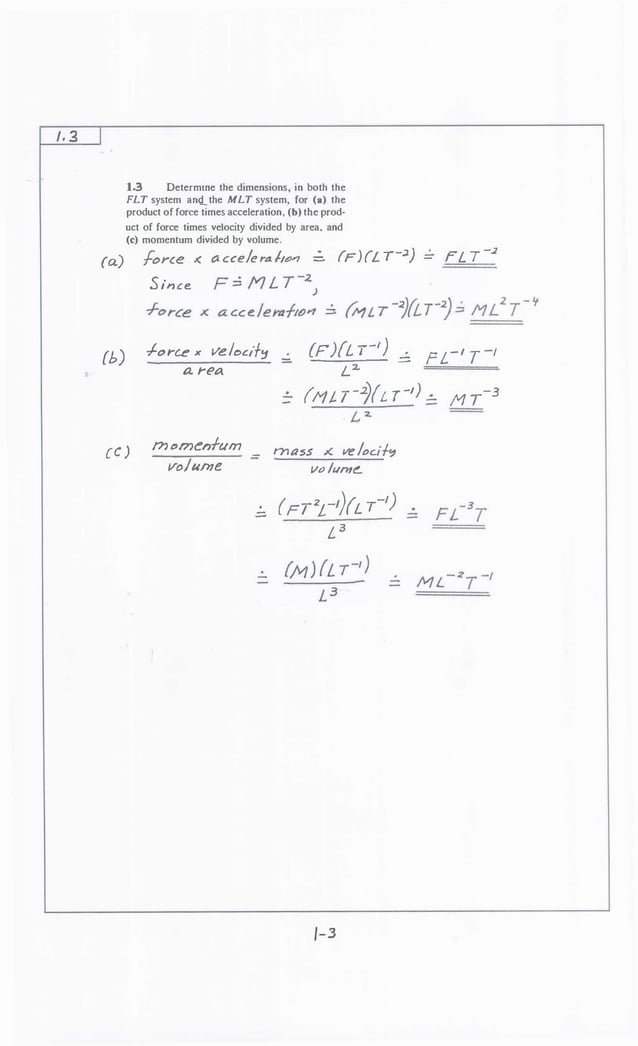 Solution manual fundamentals of fluid mechanics, 6th edition by munson (2009) | PDF
