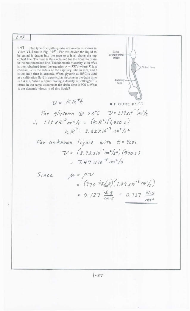 Solution manual fundamentals of fluid mechanics, 6th edition by munson (2009) | PDF