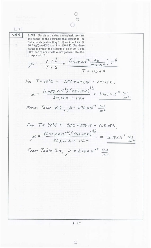 Solution manual fundamentals of fluid mechanics, 6th edition by munson (2009) | PDF