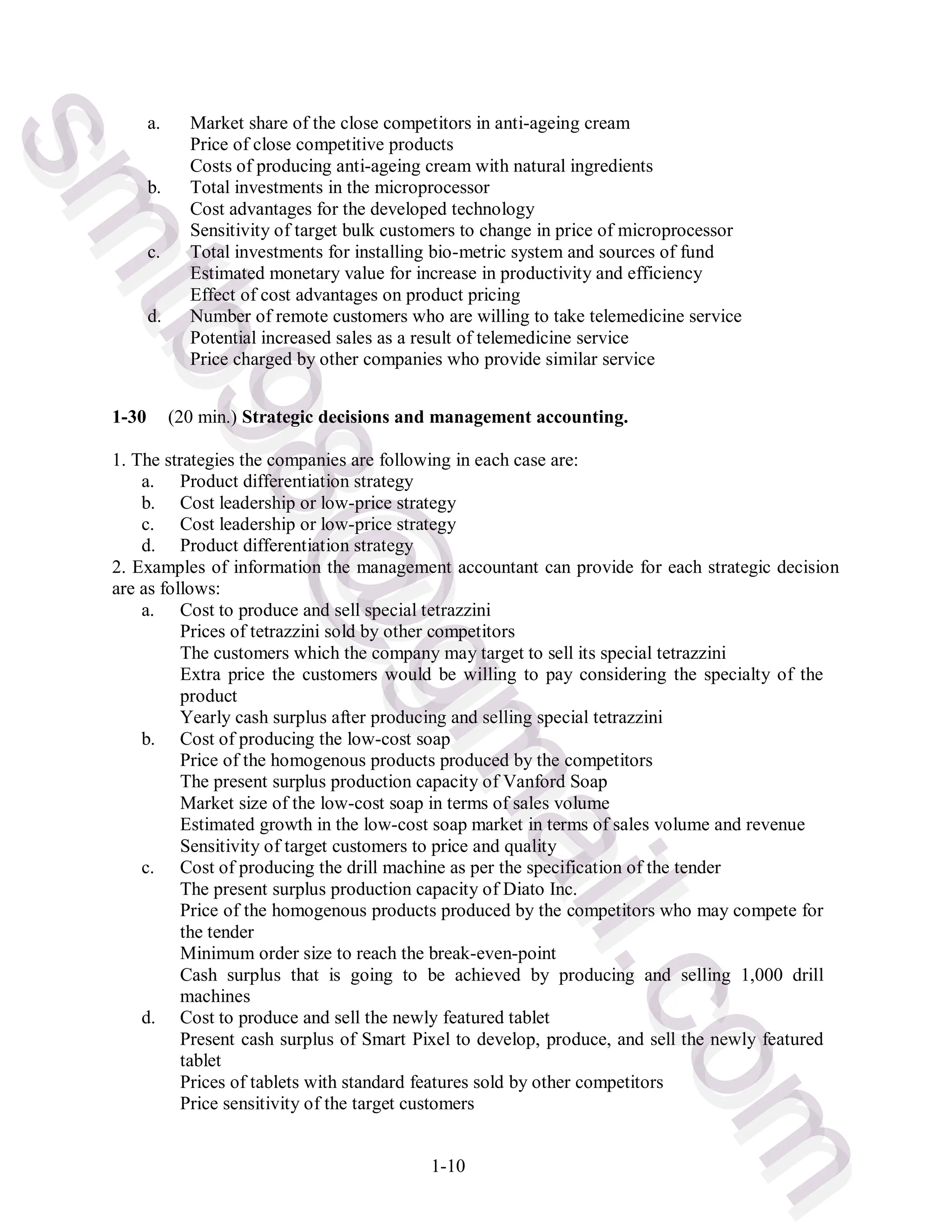Solution Manual Horngren's Cost Accounting 17th Global Edition by Datar ...