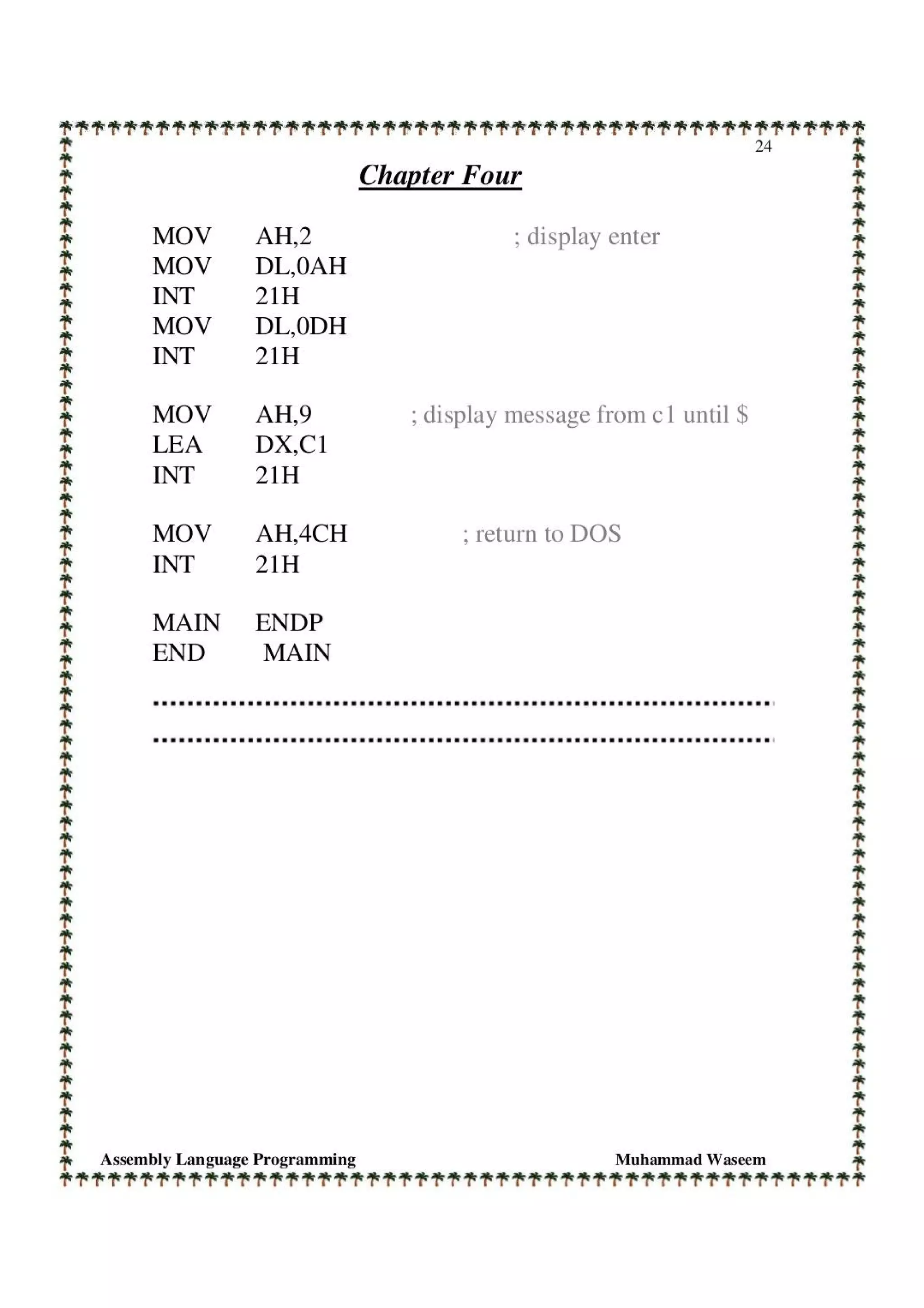 Solution Manual Of Assembly Language Programming And Organization Of