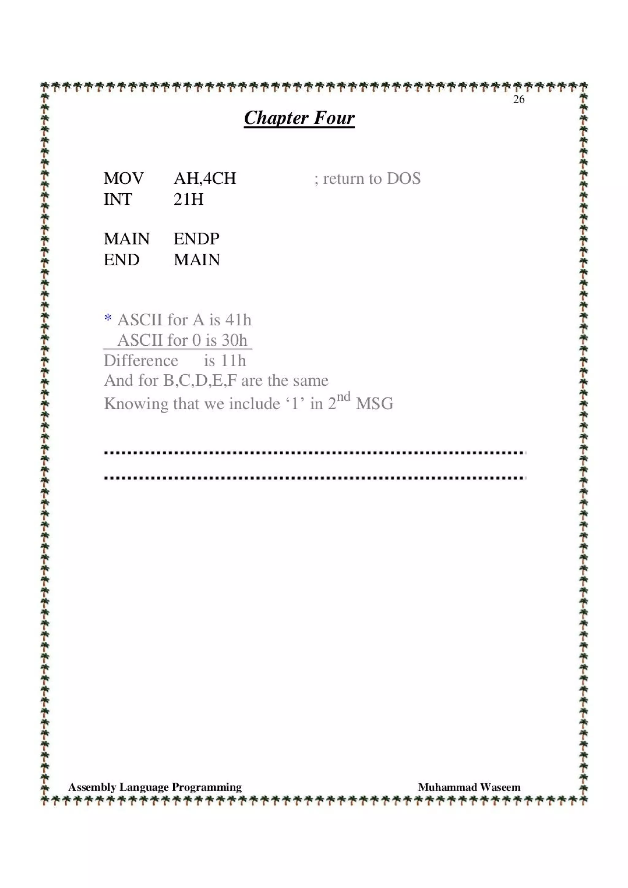 Solution manual of assembly language programming and organization of ...