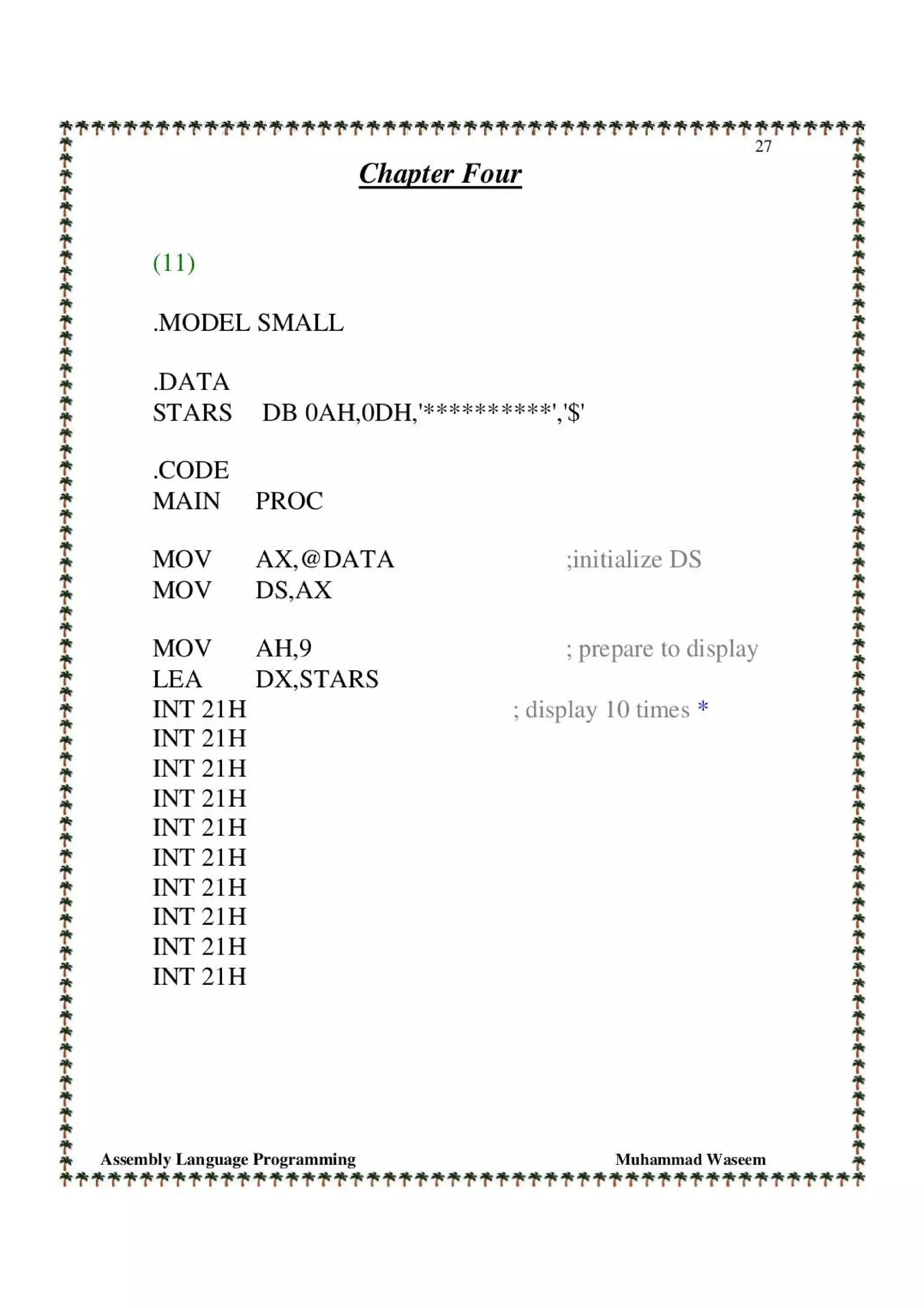 Solution manual of assembly language programming and organization of ...