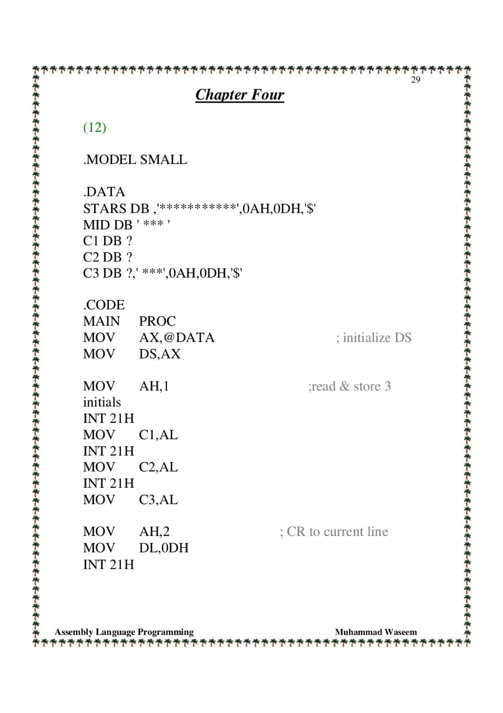 Solution manual of assembly language programming and organization of ...