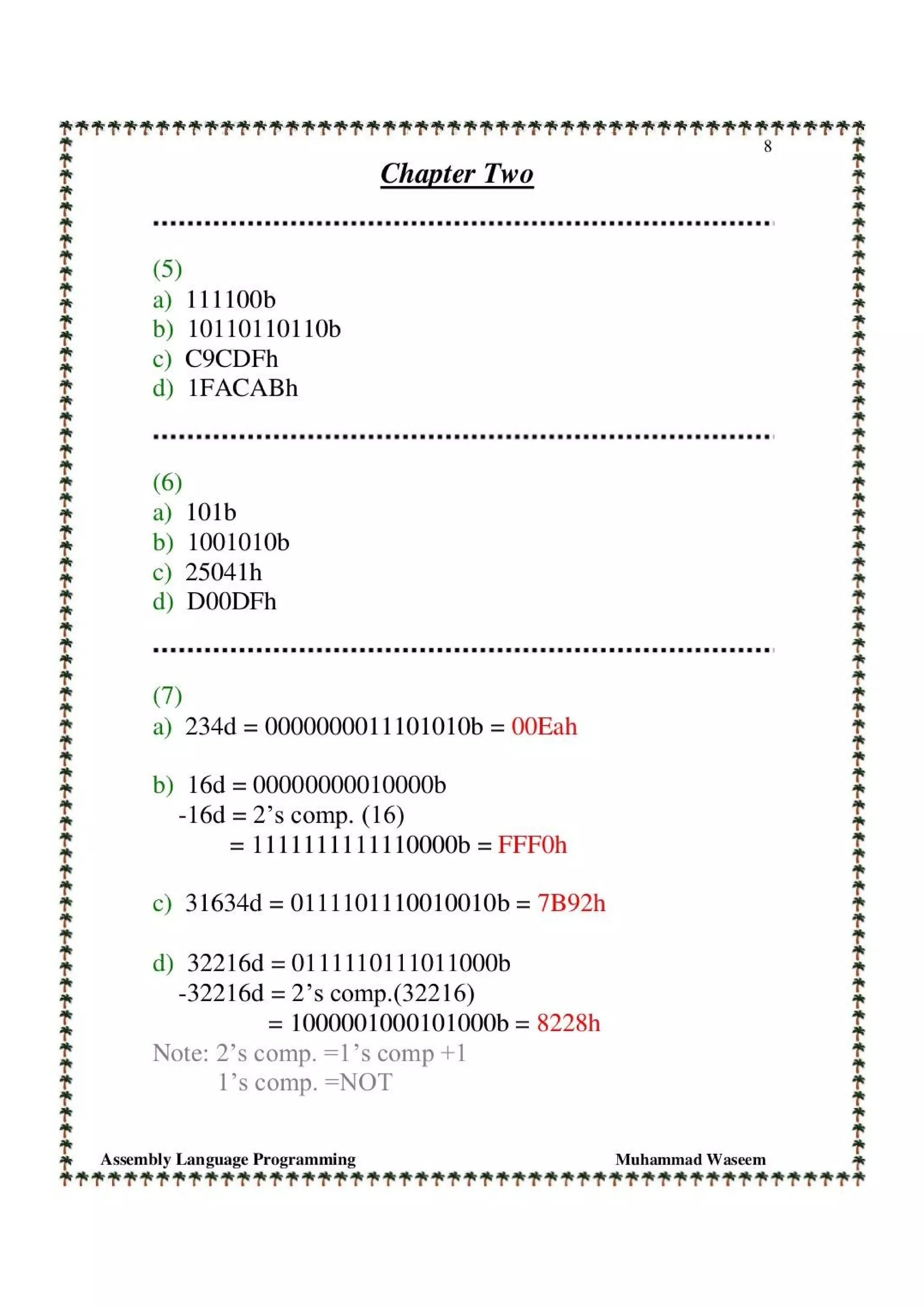 Solution manual of assembly language programming and organization of ...