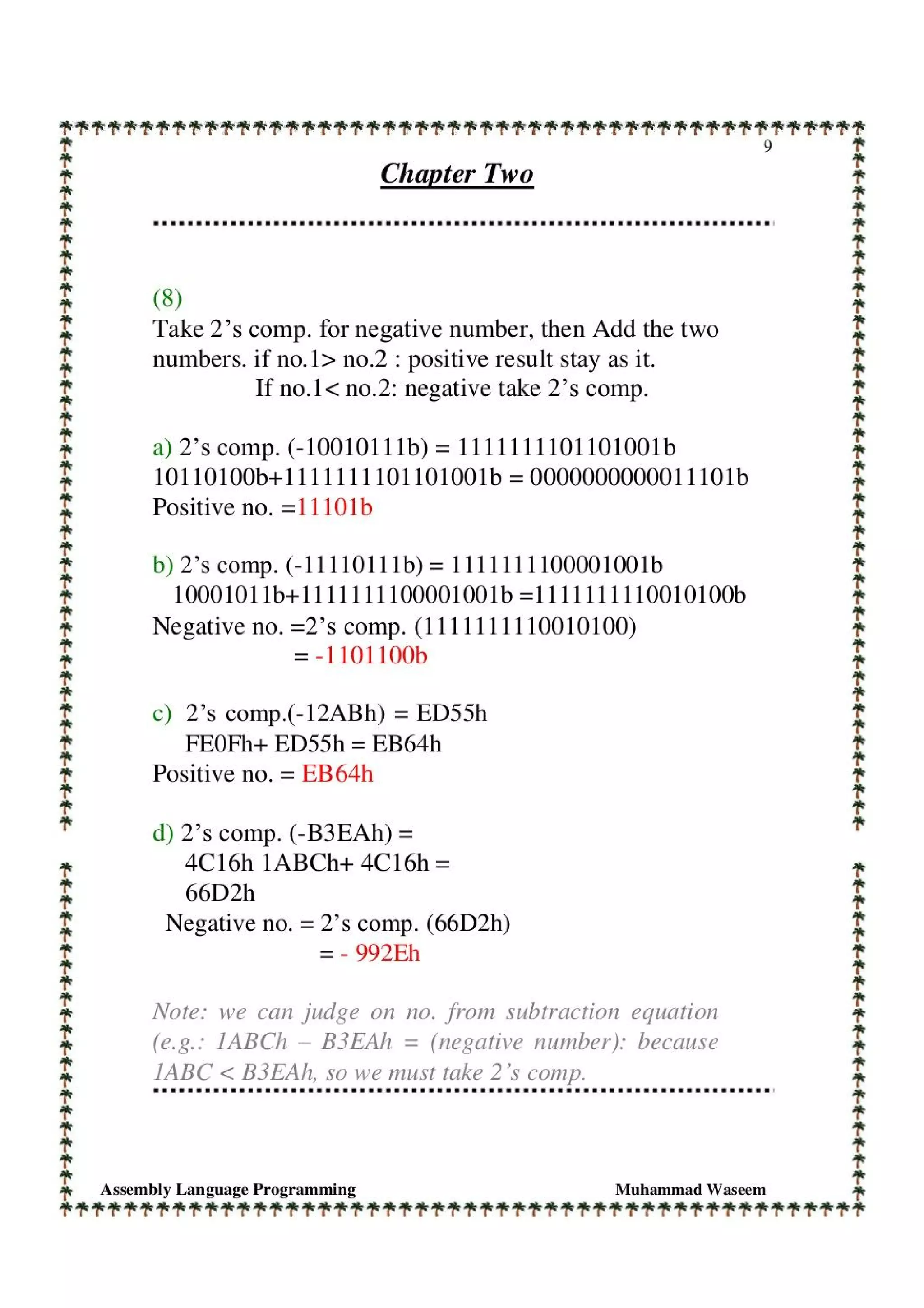 Solution Manual Of Assembly Language Programming And Organization Of The Ibm Pc By Ytha Y Yu