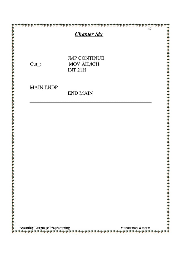 Solution manual of assembly language programming and organization of the ibm pc by Ytha Y. Yu ...