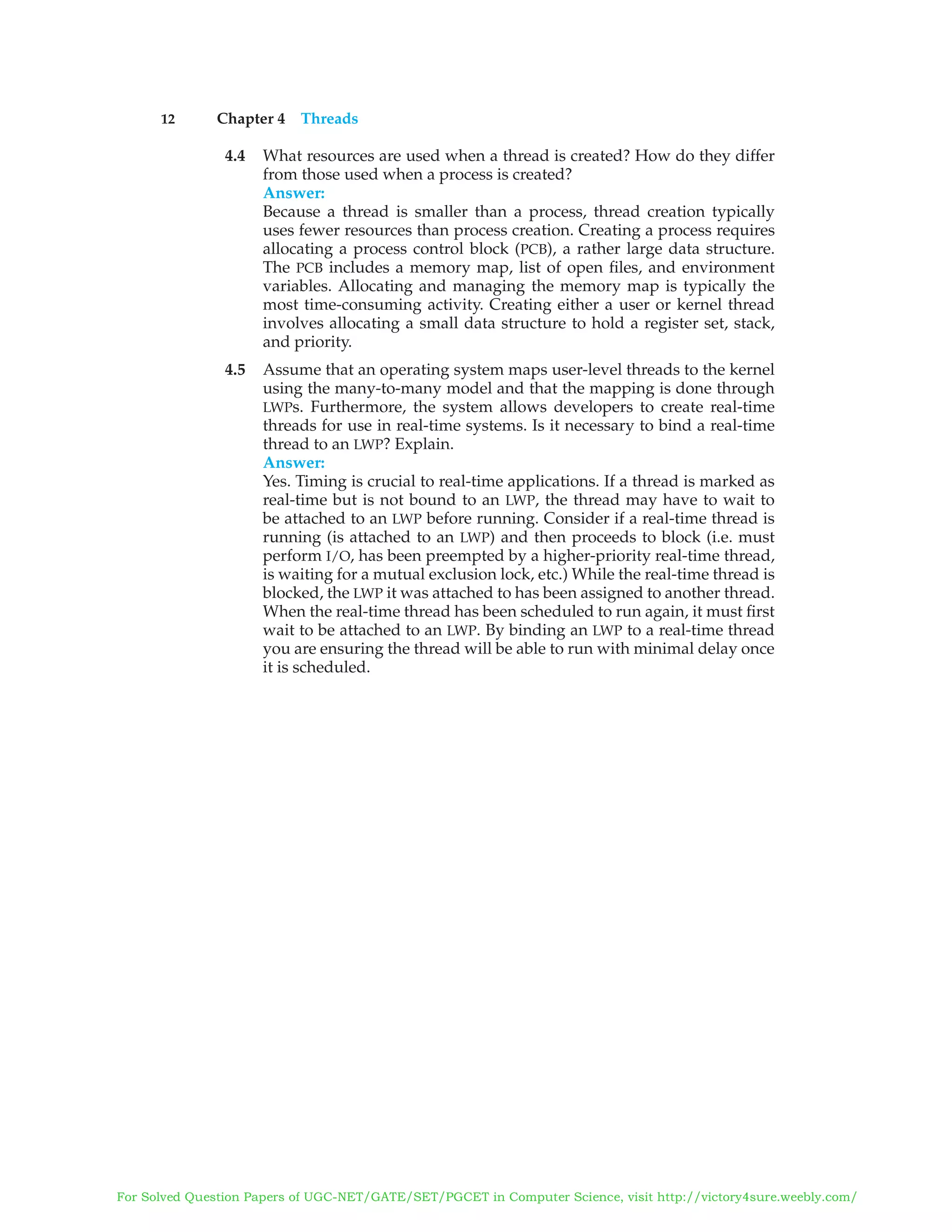 SOLUTION MANUAL OF OPERATING SYSTEM CONCEPTS BY ABRAHAM SILBERSCHATZ, PETER BAER GALVIN & GREG ...