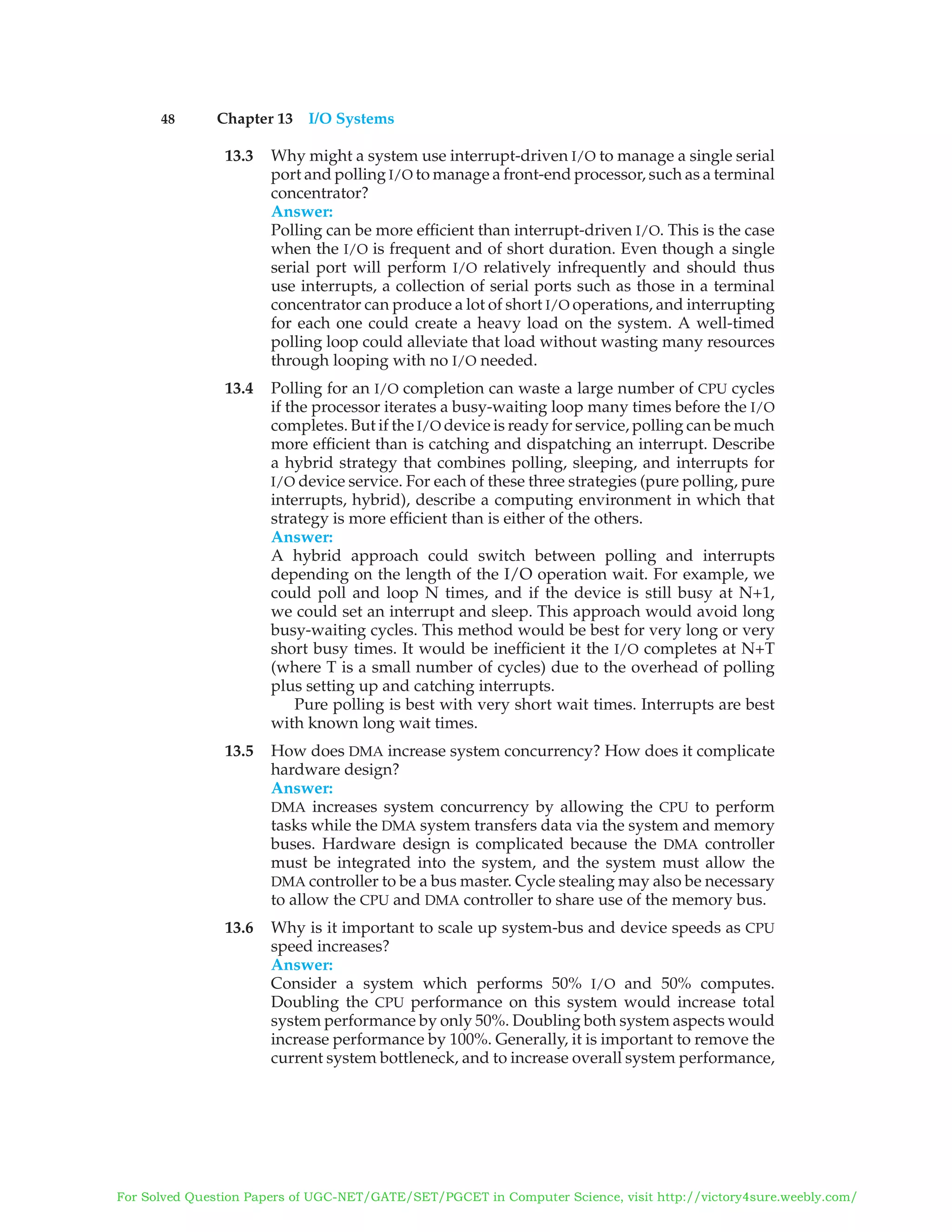 SOLUTION MANUAL OF OPERATING SYSTEM CONCEPTS BY ABRAHAM SILBERSCHATZ, PETER BAER GALVIN & GREG ...