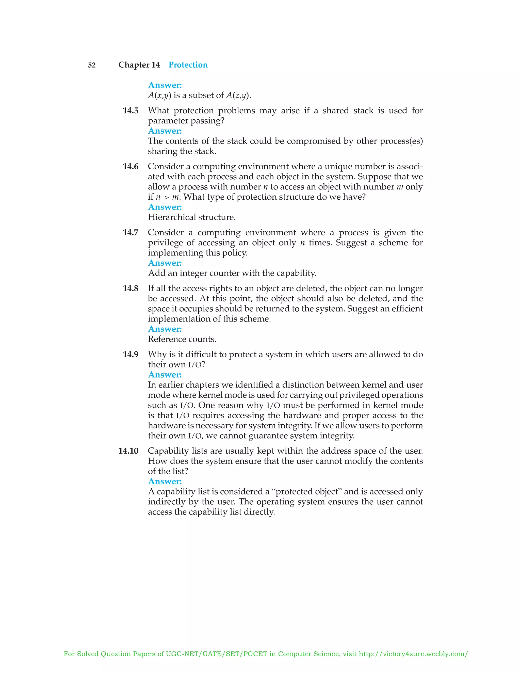 SOLUTION MANUAL OF OPERATING SYSTEM CONCEPTS BY ABRAHAM SILBERSCHATZ, PETER BAER GALVIN & GREG ...
