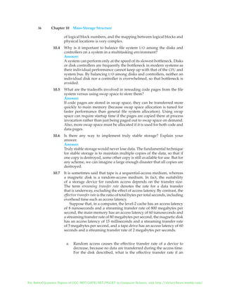 SOLUTION MANUAL OF OPERATING SYSTEM CONCEPTS BY ABRAHAM SILBERSCHATZ ...