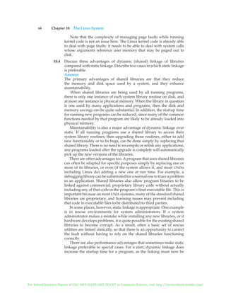 SOLUTION MANUAL OF OPERATING SYSTEM CONCEPTS BY ABRAHAM SILBERSCHATZ, PETER BAER GALVIN & GREG ...