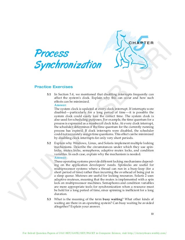Solution Manual Of Operating System Concepts By Abraham Silberschatz