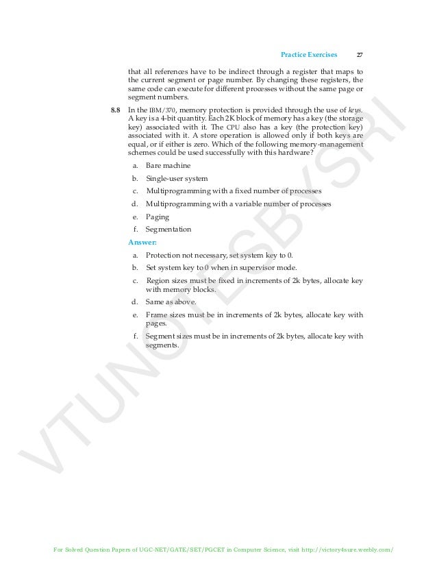 Solution Manual Of Operating System Concepts By Abraham Silberschatz