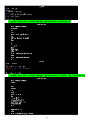 Solution manual of shell programming assignment 2 | PDF | Free Download