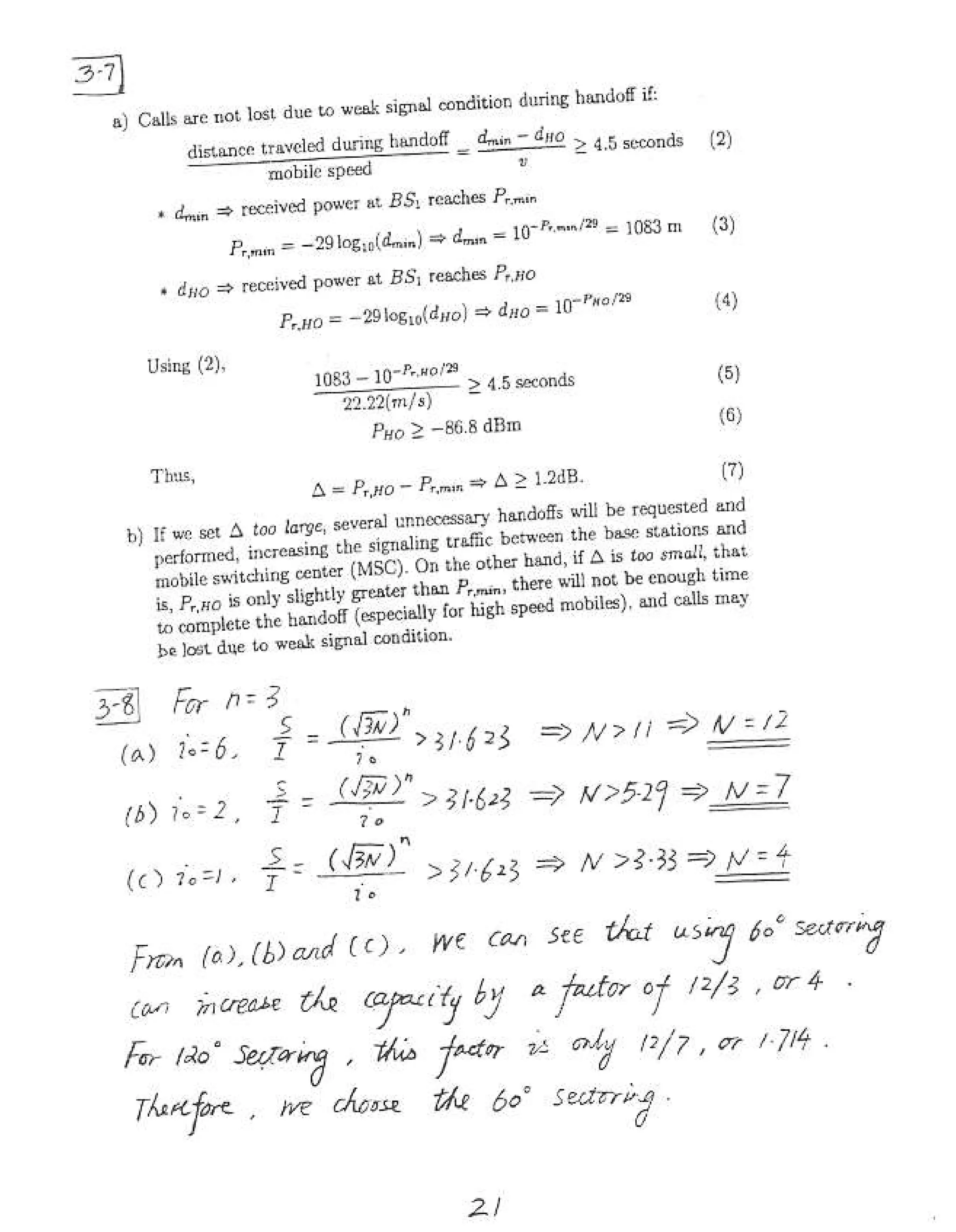SOLUTION MANUAL OF WIRELESS COMMUNICATIONS BY THEODORE S RAPPAPORT | PDF