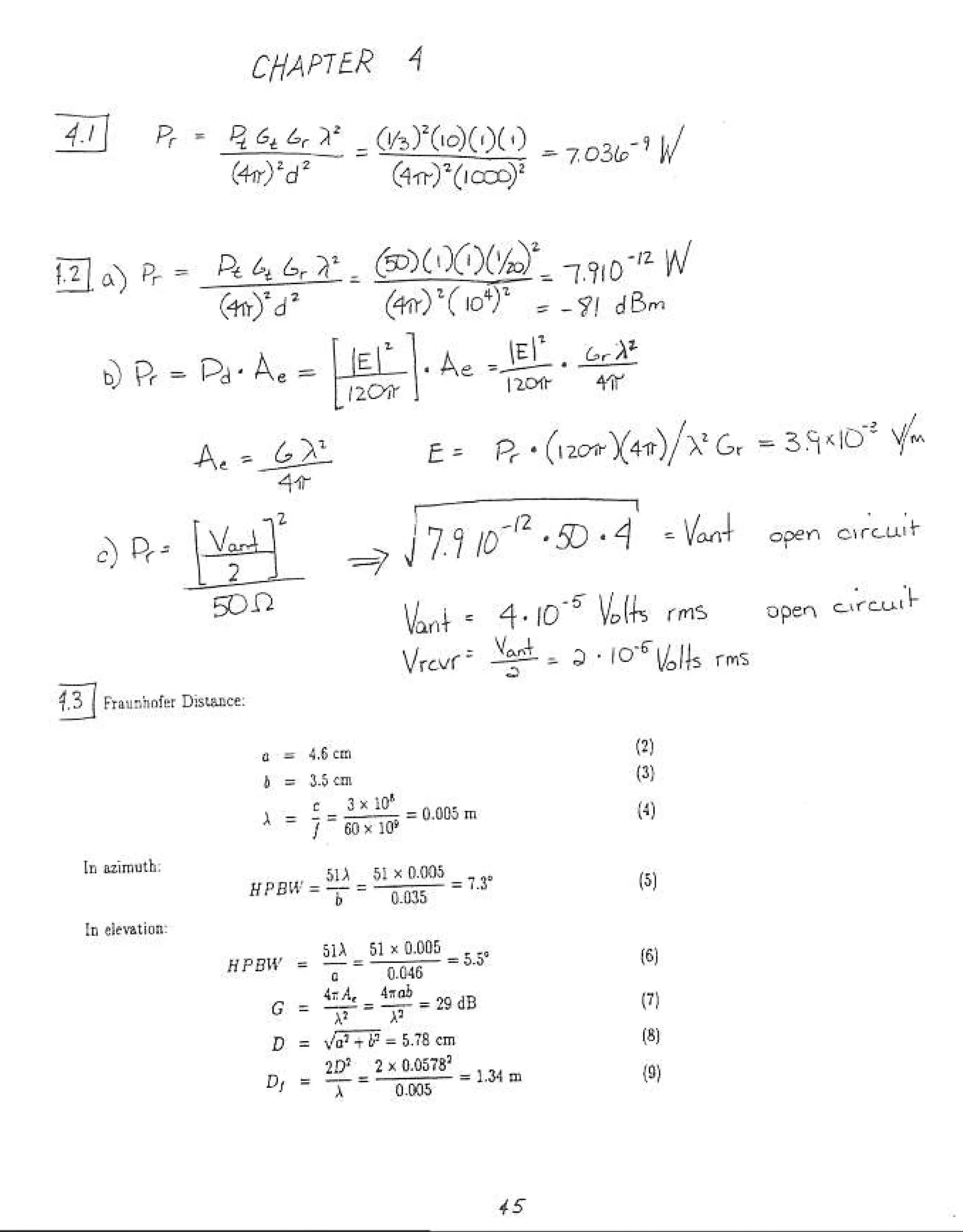 SOLUTION MANUAL OF WIRELESS COMMUNICATIONS BY THEODORE S RAPPAPORT | PDF