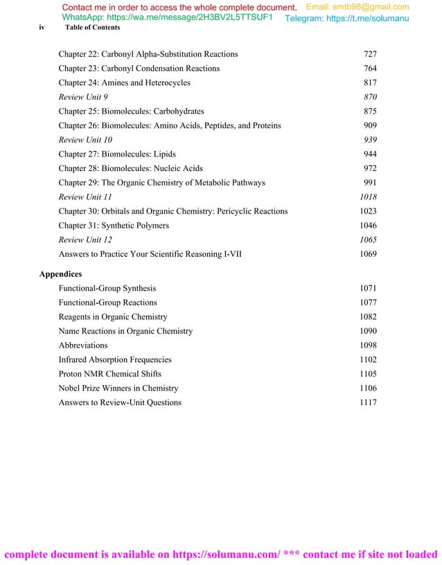 Solution Manual Organic Chemistry 9th Edition by McMurry.pdf | Chemistry | Science