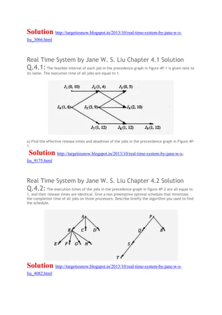 Solution manual real time system bt jane w s liu solution manual | PDF ...
