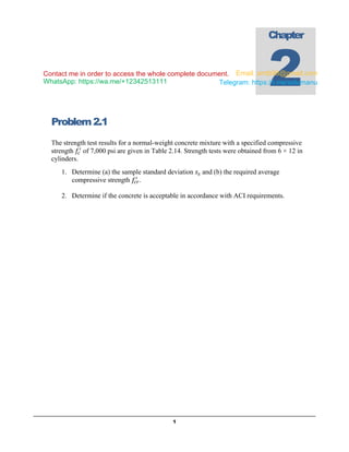 Solution Manual Reinforced Concrete Structures 2nd Edition by David Fanella.pdf